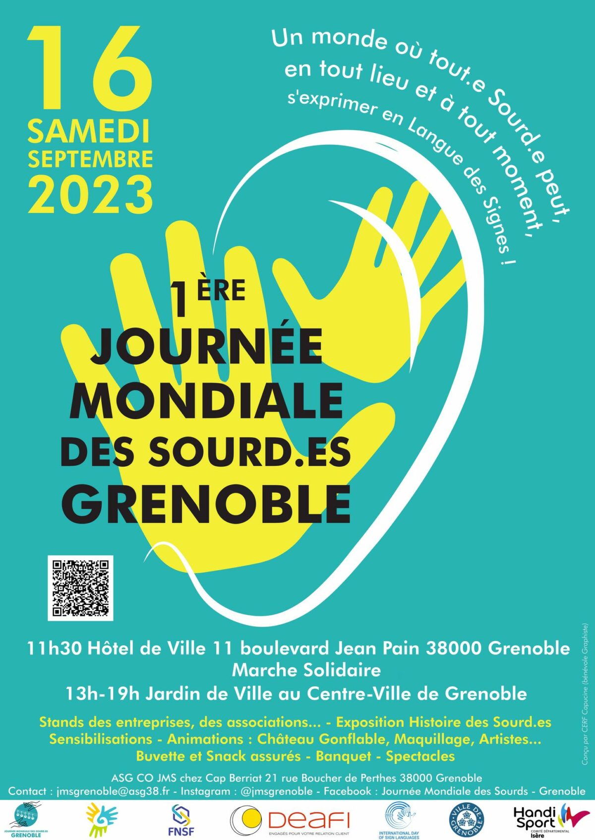 Journée Mondiale des Sourds 蘭 – Journée Mondiale des Sourds – JMS 2024